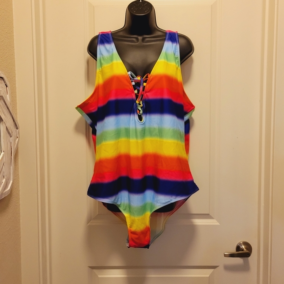 Rosegal | Swim | Rainbow Plus Rosegal Swimsuit | Poshmark